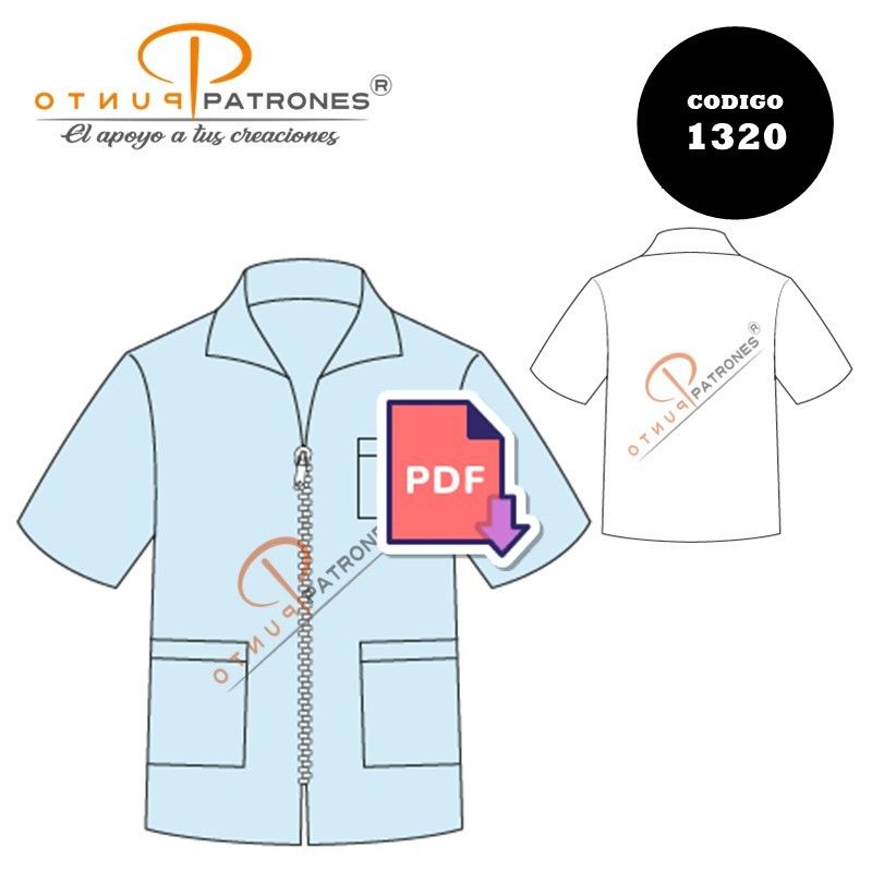 Molde De Cofia De Enfermera | Puntopatrones®