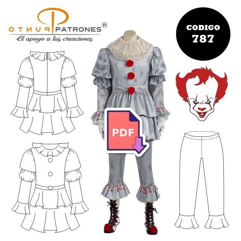 Como hacer disfraz de payaso | Puntopatrones®