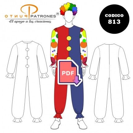 ️ Moldes en PDF de Disfraces | PuntoPatrones.com ® (2)
