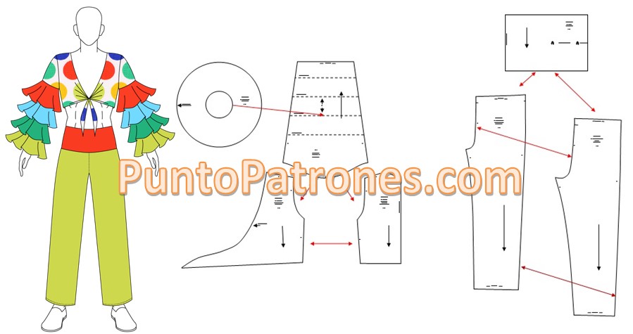 Como hacer disfraz de rumbera | Puntopatrones®