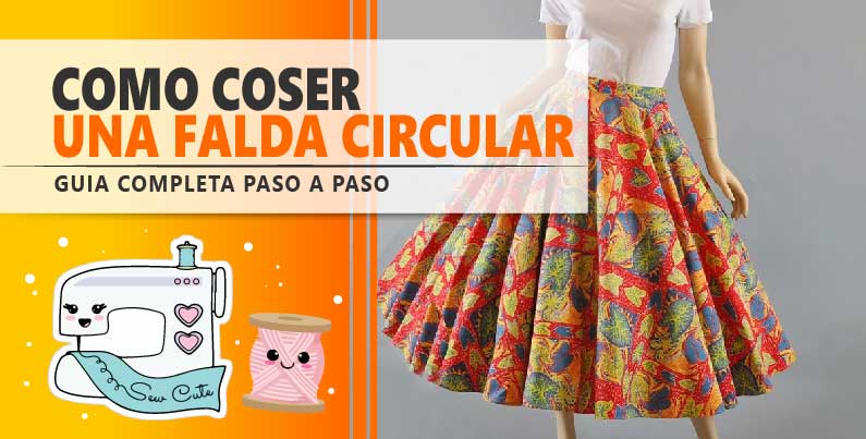 Como coser una falda circular | Puntopatrones®
